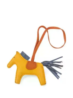Hermès Pm Rodeo Horse Bag Charm - Yellow