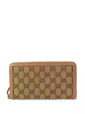 Gucci Gg-canvas Wallet - Neutrals