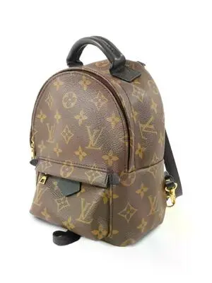 LOUIS VUITTON Mini Palm Springs Backpack In Monogram Canvas - Brown