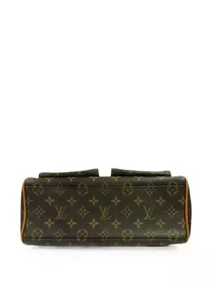 LOUIS VUITTON Pm Manhattan Monogram-pattern Tote Bag - Brown