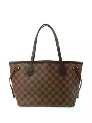 LOUIS VUITTON Damier Ebene Neverfull Pm Tote Bag