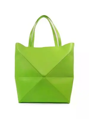 Loewe Puzzle Fold Tote Bag - Green