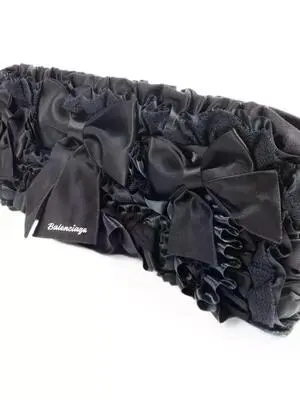 Balenciaga Bow-detail Clutch Bag