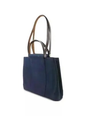 Hermès Cabag Pm Canvas Shoulder Bag - Blue