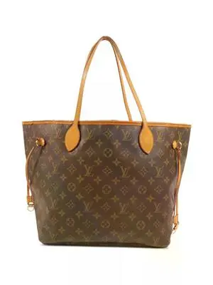 LOUIS VUITTON Mm Neverfull Monogram Tote Bag - Brown