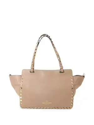 Valentino Garavani Rockstud Leather Tote Bag