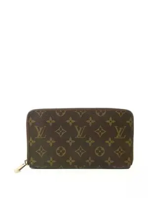 LOUIS VUITTON Monogram Long Wallet - Brown