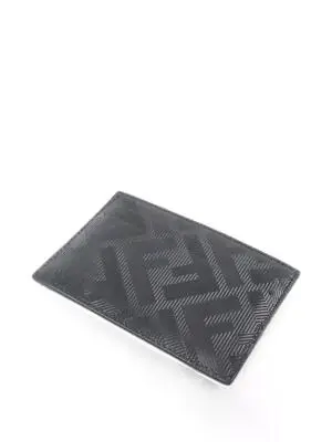 Fendi Ff Logo Card Case - Black