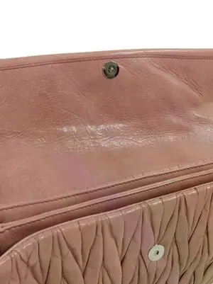 Miu Miu Matelassé Leather Shoulder Bag
