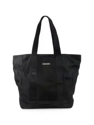 Balenciaga Logo-patch Tote Bag - Black