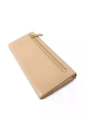 Prada Logo-plaque Leather Wallet