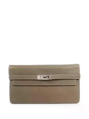 Hermès Kelly Epsom Leather Wallet - Neutrals
