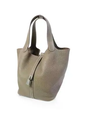 Hermès Picotin Mm Leather Tote Bag - Neutrals