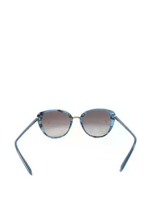 BVLGARI Gradient-lenses Sunglasses - Blue