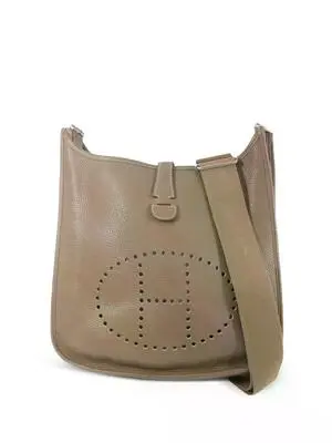 Hermès 2015 Gm Evelyne Leather Shoulder Bag - Brown