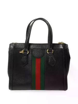 Gucci Ophidia Leather Shoulder Bag - Black