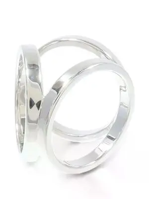 Hermès Trio Scarf Ring - Silver