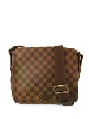 LOUIS VUITTON Pm District Damier Ebene Messenger Bag - Brown