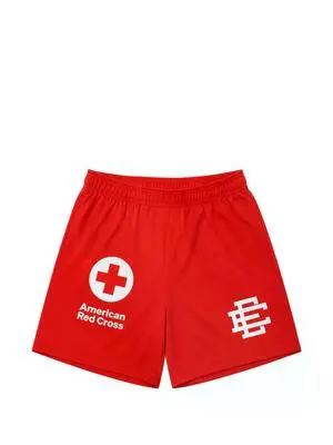 ERIC EMANUEL Ee Basic Logo-print Shorts - Red