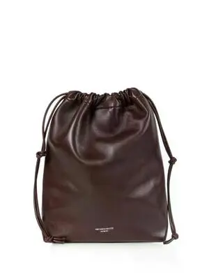 ANN DEMEULEMEESTER Large Philippa Bucket Bag - Brown