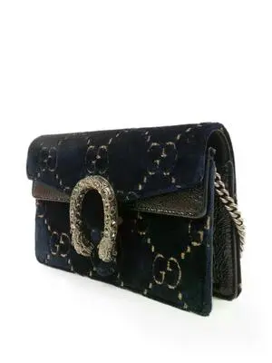 Gucci Dionysus Gg Supreme Velvet Shoulder Bag