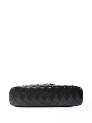Bottega Veneta Intrecciato Bang Bang Shoulder Bag - Black