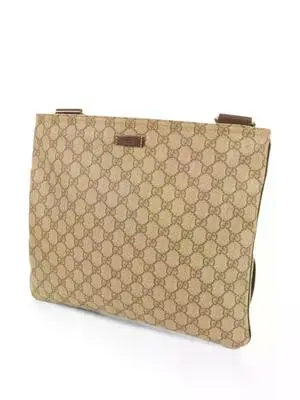 Gucci Gg Supreme Shoulder Bag - Neutrals