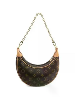 LOUIS VUITTON Monogram Loop Shoulder Bag - Brown