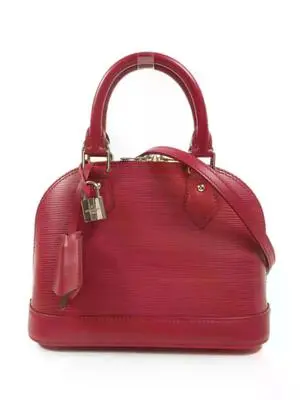 LOUIS VUITTON Alma Bb Tote Bag - Red