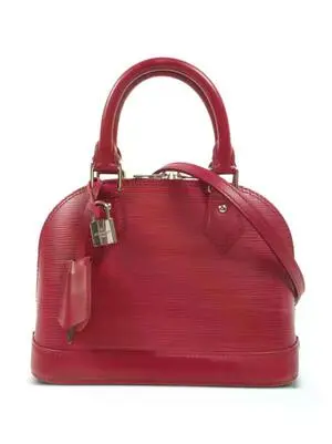 LOUIS VUITTON Alma Bb Tote Bag - Red