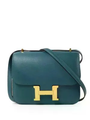 Hermès Mini Constance Shoulder Bag - Blue