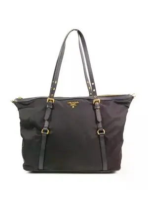 Prada Tessuto Tote Bag - Blue