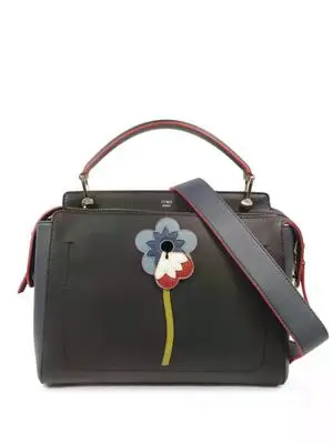 Fendi Dotcom Floral-appliqué Tote Bag