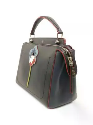 Fendi Dotcom Floral-appliqué Tote Bag