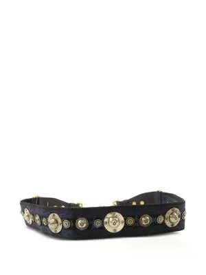 Dior Studded Canvas Shoulder Strap - Blue