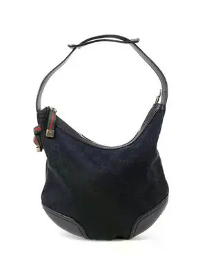 Gucci Gucci GG Canvas Shoulder Bag Black