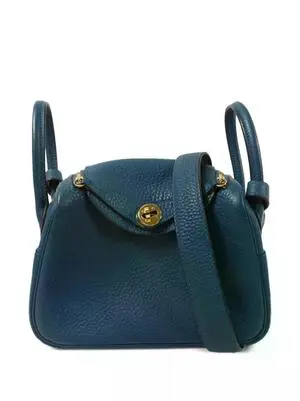 Hermès Mini Lindy Cross Body Bag - Blue