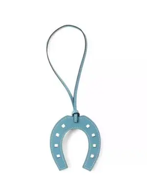 Hermès Horseshoe Bag Charm - Blue