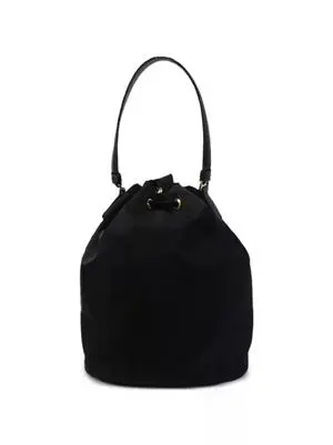 Prada Duet Re-nylon Bucket Bag - Black