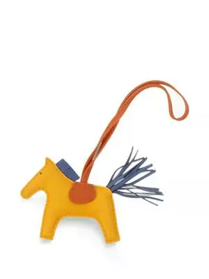 Hermès Pm Rodeo Horse Charm - Yellow