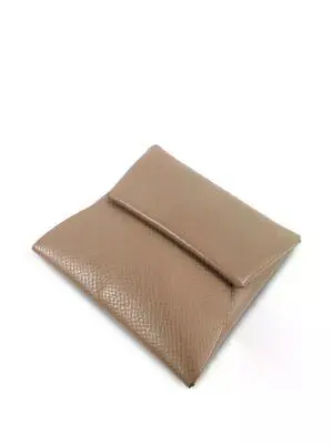 Hermès 2023 Bastia Coin Purse - Neutrals