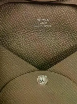 Hermès 2023 Bastia Coin Purse - Neutrals