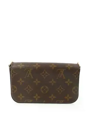 LOUIS VUITTON Félicie Strap & Go Monogram Messenger Bag - Brown