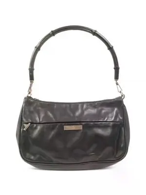 Gucci 2000's Bamboo Shoulder Bag - Black