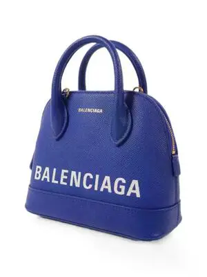 Balenciaga 2018 Ville Xxs Shoulder Bag - Blue