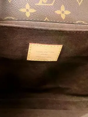 LOUIS VUITTON Monogram Pochette Metis Mm Bag - Brown