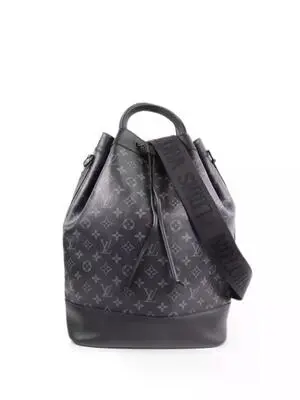 LOUIS VUITTON Maxi Eclipse Noe Tote Bag - Black