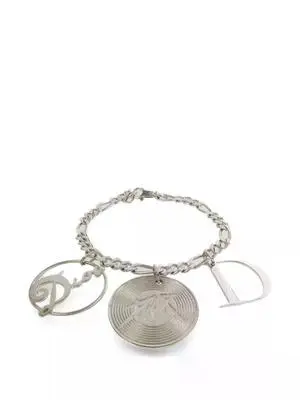 Dior Logo-charm Bracelet - Silver