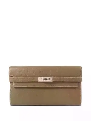 Hermès Kelly Epsom Long Wallet - Neutrals