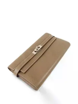 Hermès Kelly Epsom Long Wallet - Neutrals